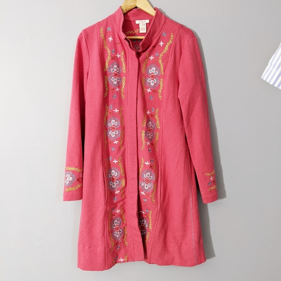 Sundance | Jackets & Coats | Sundance Button Down Floral Print Jacket ...